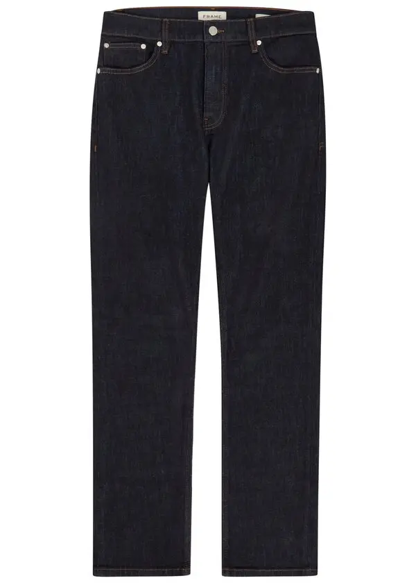 FRAME Modern Straight-leg Jeans - Dark Blue