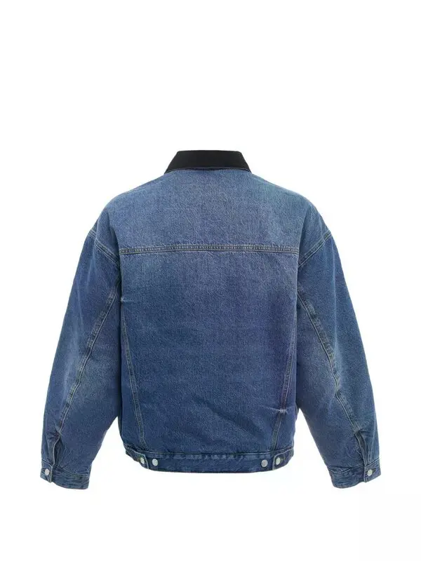 Alexander Wang Contrast-collar Denim Jacket