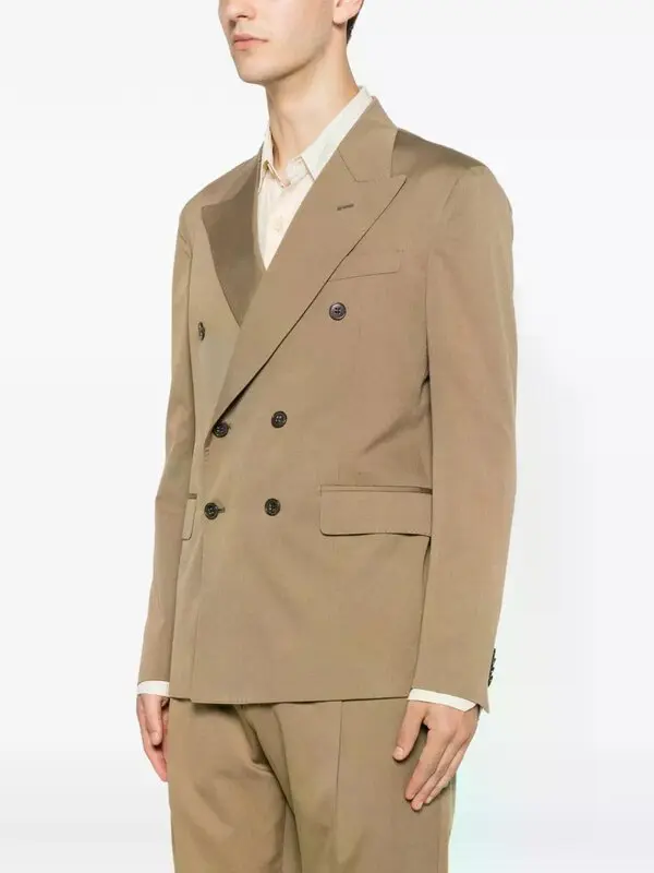Brian Dales Double-breasted Peak-lapel Blazer