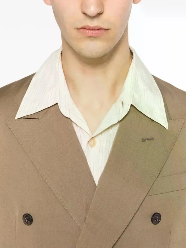 Brian Dales Double-breasted Peak-lapel Blazer