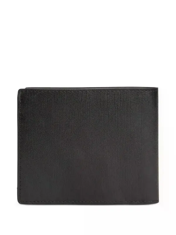 Tommy Hilfiger Logo-patch Bifold Wallet - Black