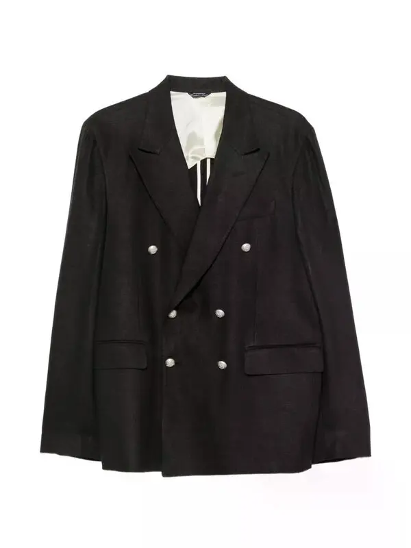 Brian Dales Double-breasted Peak-lapel Blazer