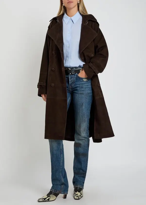 AARON ESH Distressed Slim Straight-leg Jeans