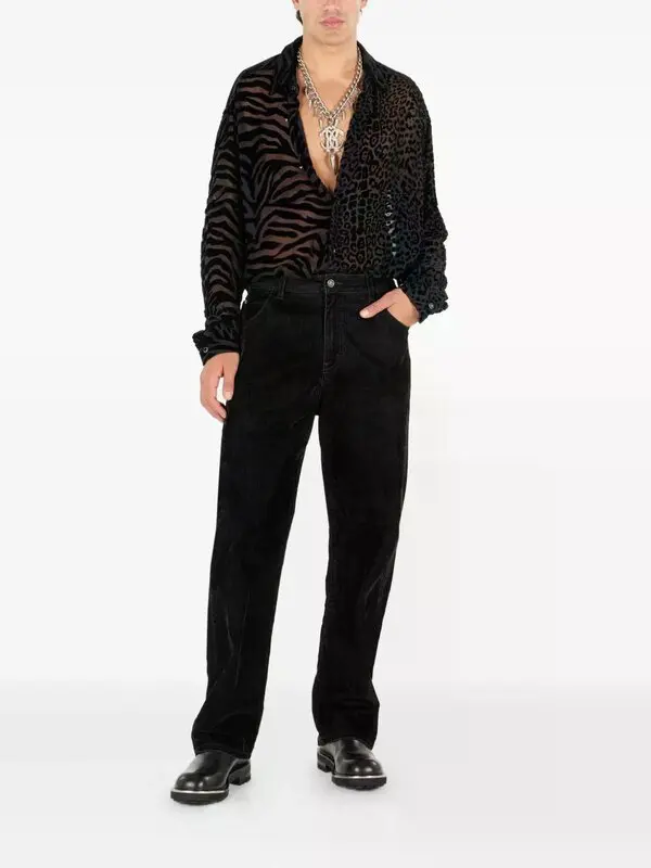 Roberto Cavalli Button-fastening Jeans