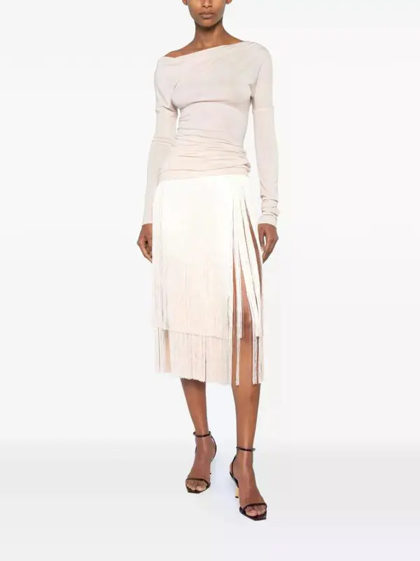 Elisabetta Franchi Asymmetric Ruched Top