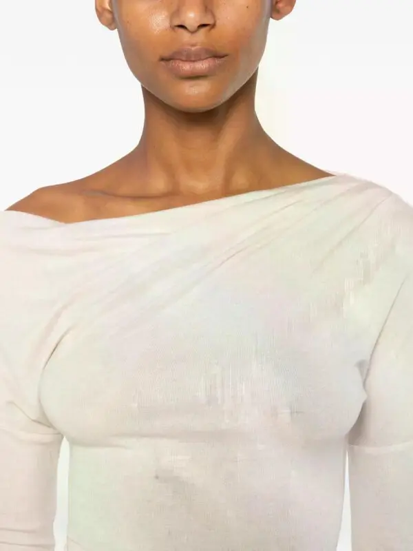 Elisabetta Franchi Asymmetric Ruched Top