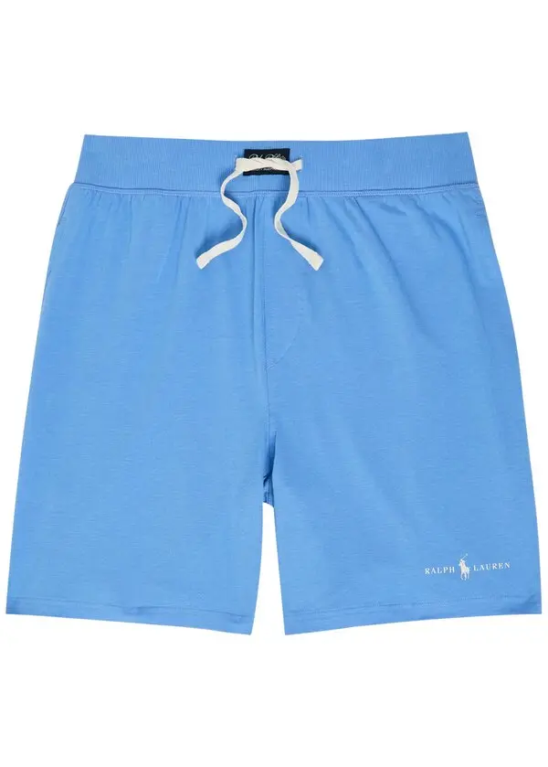 Polo Ralph Lauren Logo Jersey Sleep Shorts - Blue