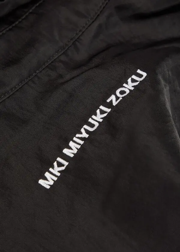MKI MIYUKI ZOKU Pilot Taffeta Jacket With Logo Embroidery