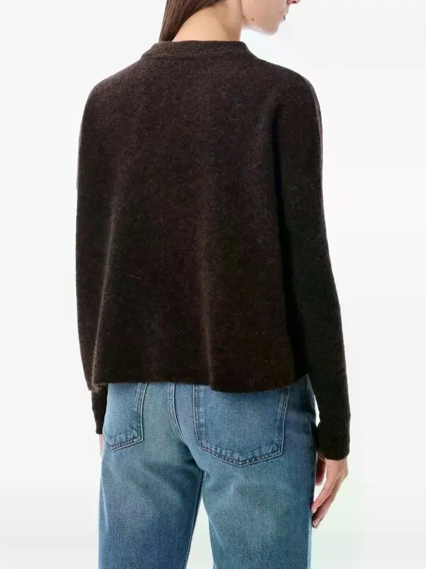 SESSUN Brushed Crew-neck Sweater