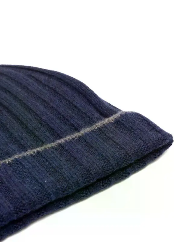 Brunello Cucinelli Cashmere Ribbed Knit Beanie