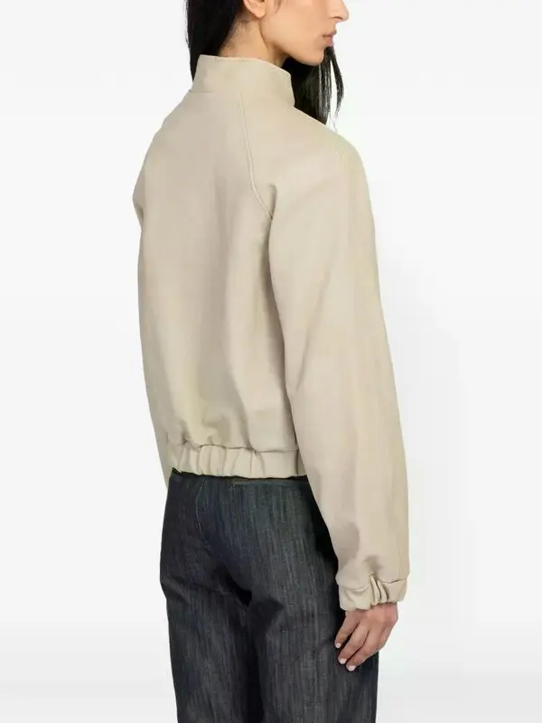 Paloma Wool Raim Elasticated-waist Leather Jacket