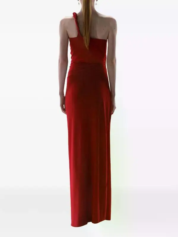 BAOBAB Celele One-shoulder Ruched Maxi Dress