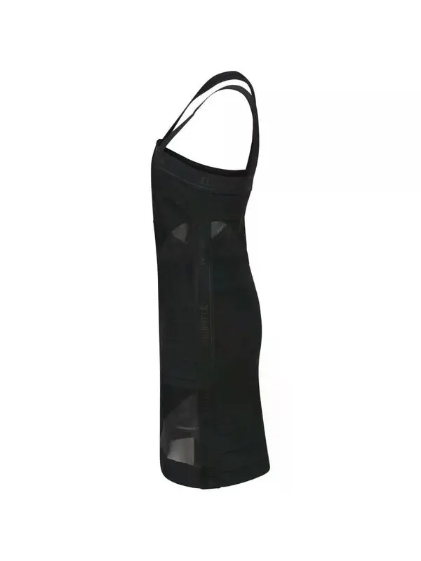 David Koma One-shoulder Bodycon Dress With Logo Straps