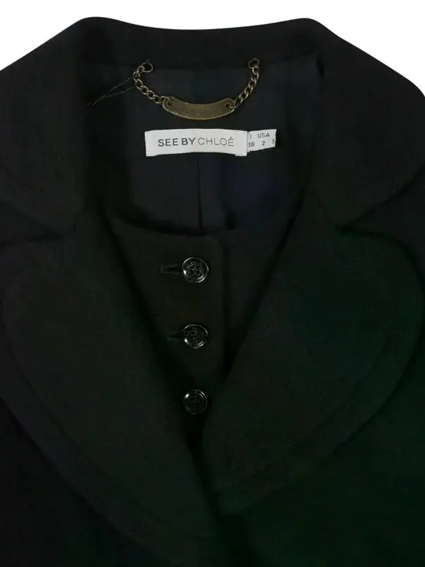See By Chloé Wool Puff Sleeve Jacket
