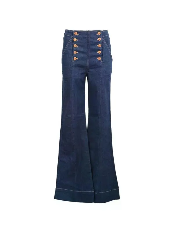 Ulla Johnson Ashton Flared Jeans - Blue
