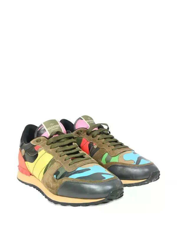 Valentino Garavani Rockrunner Rockstud Sneakers - Black