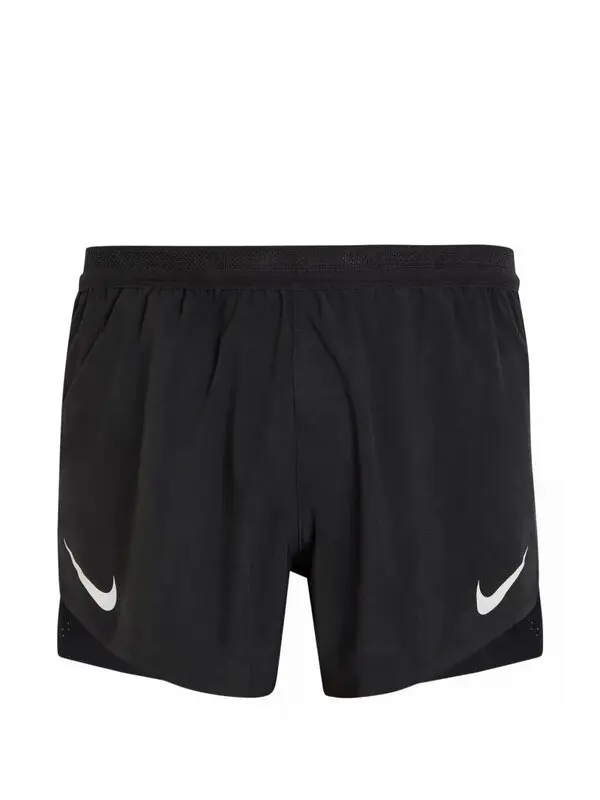 Nike Layered Swoosh Print Shorts - Black
