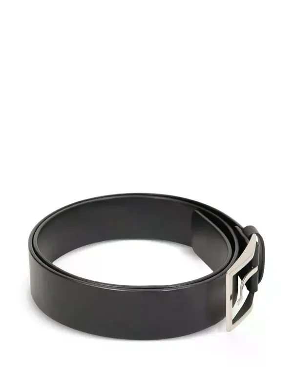Bottega Veneta Smooth Leather Belt With Silver-tone Hardware