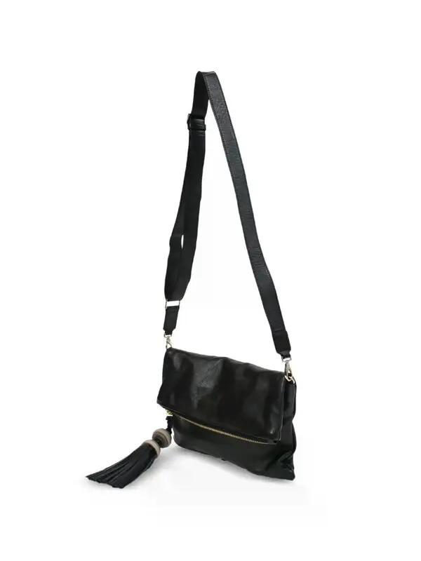 ANYA HINDMARCH Foldover Tassel Crossbody Bag