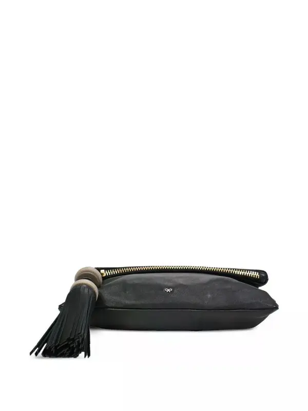 ANYA HINDMARCH Foldover Tassel Crossbody Bag