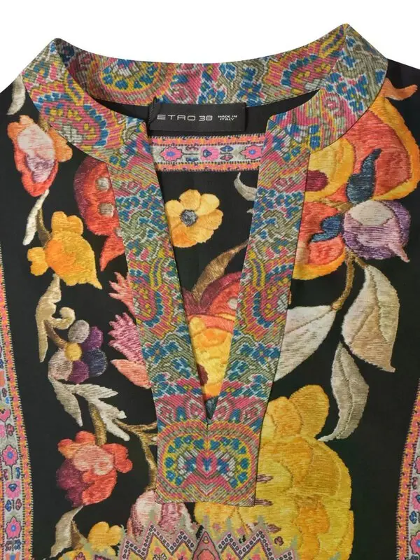 Etro Printed Silk Blouse
