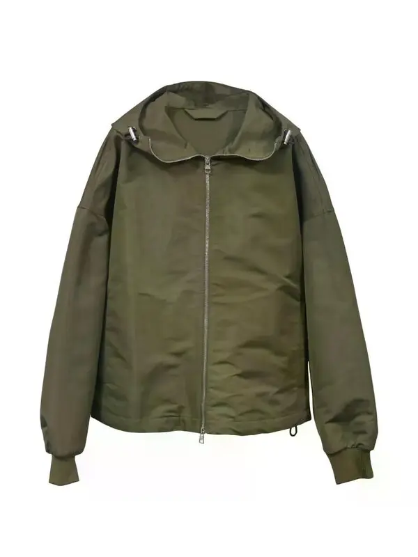 Alexander McQueen Blake Illustration Hooded Jacket - Green