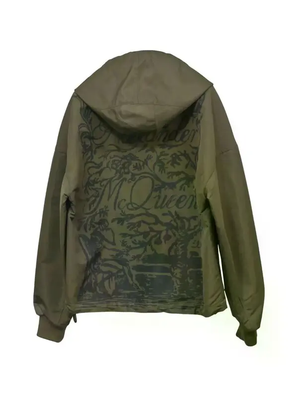 Alexander McQueen Blake Illustration Hooded Jacket