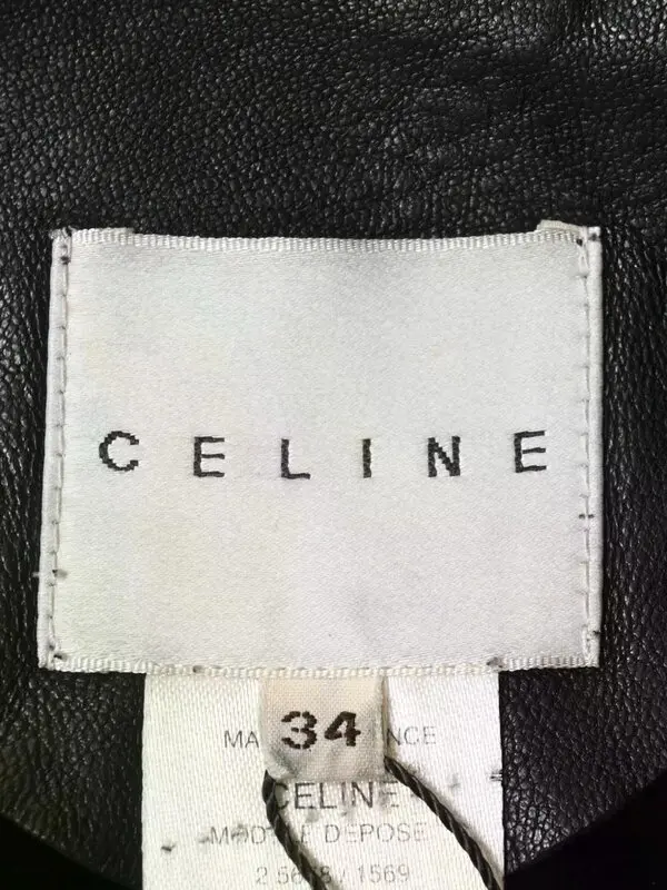 Celine Belted Mandarin Collar Jacket
