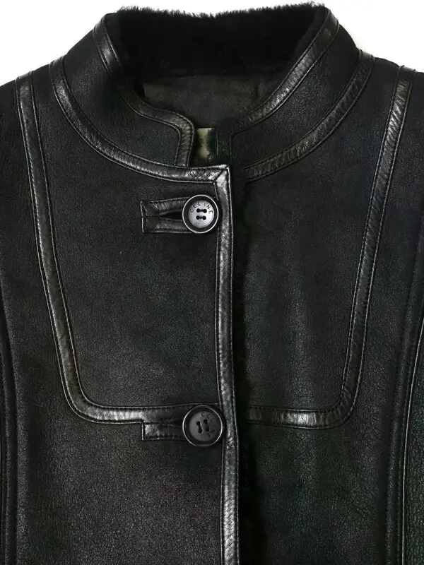 Celine Belted Mandarin Collar Jacket