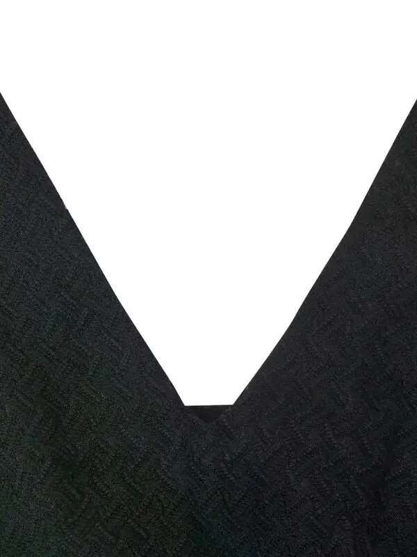 Missoni V-neck Sleeveless Mini Dress