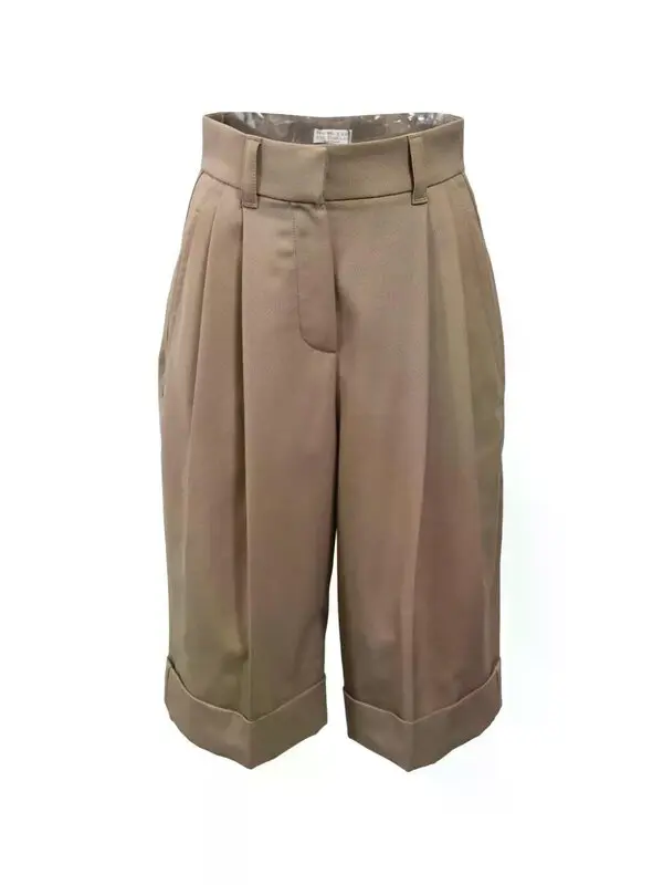 Brunello Cucinelli Pleated Shorts - Neutrals
