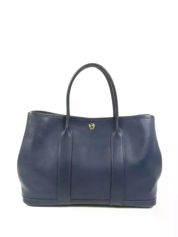 Hermès Garden Party Tpm Epsom Tote Bag - Blue