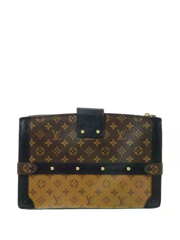 LOUIS VUITTON Trunk Monogram Reverse Clutch Bag