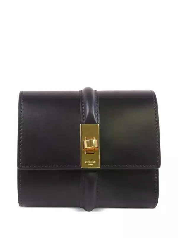 Celine 16 Trifold Leather Wallet