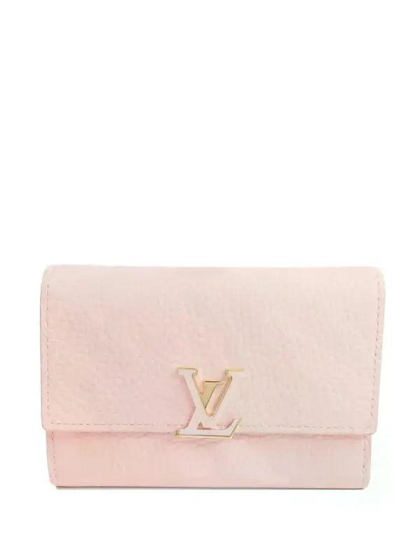 LOUIS VUITTON Capucines Compact Wallet - Pink