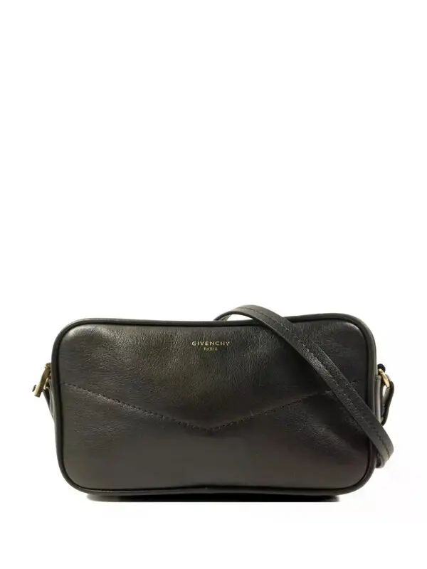 Givenchy Logo-print Leather Cross Body Bag - Black