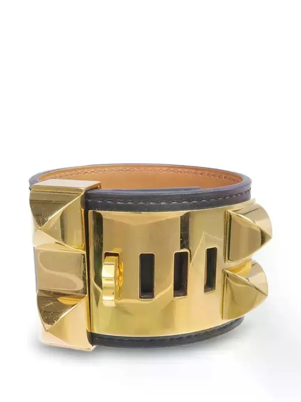 Hermès Collier De Chien Leather Bracelet
