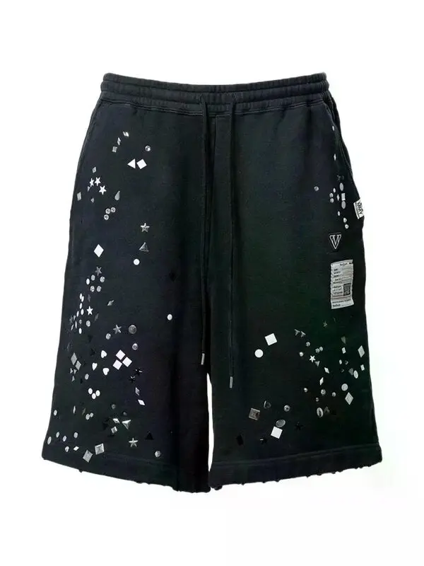 Mihara Yasuhiro Embellished Cotton Shorts