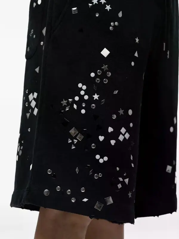 Mihara Yasuhiro Embellished Cotton Shorts