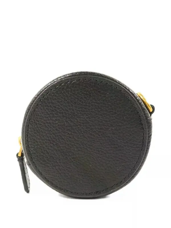 Balenciaga Logo-print Circular Coin Case