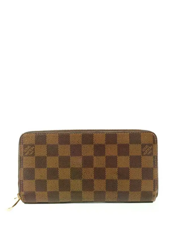LOUIS VUITTON Damier-pattern Long Wallet