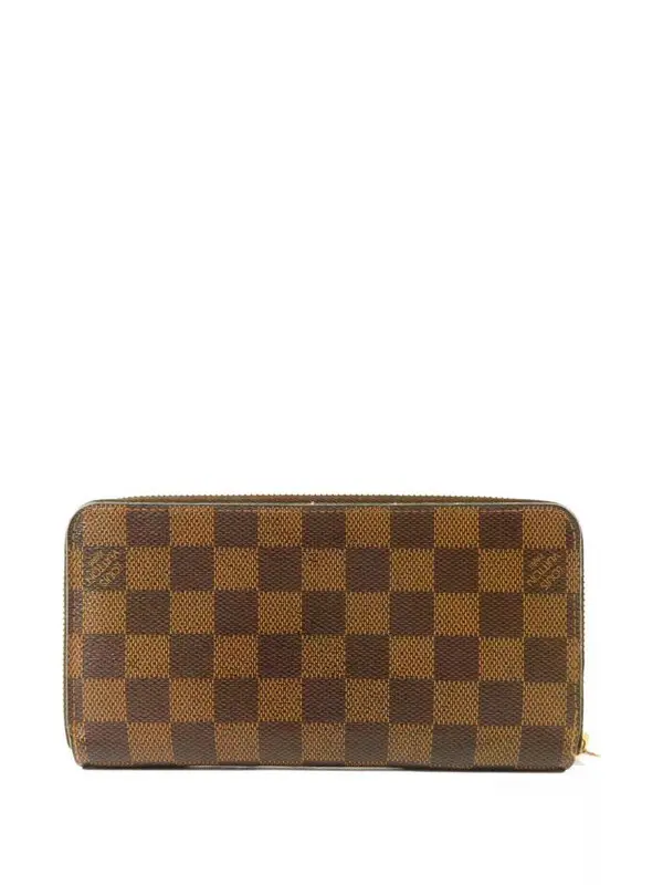 LOUIS VUITTON Damier-pattern Long Wallet