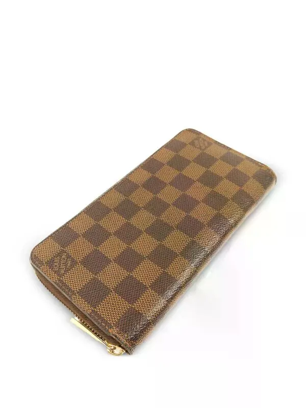 LOUIS VUITTON Damier-pattern Long Wallet