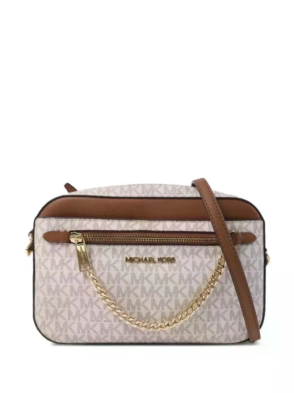 Michael Kors Jet Set Chain-link Cross Body Bag - Neutrals