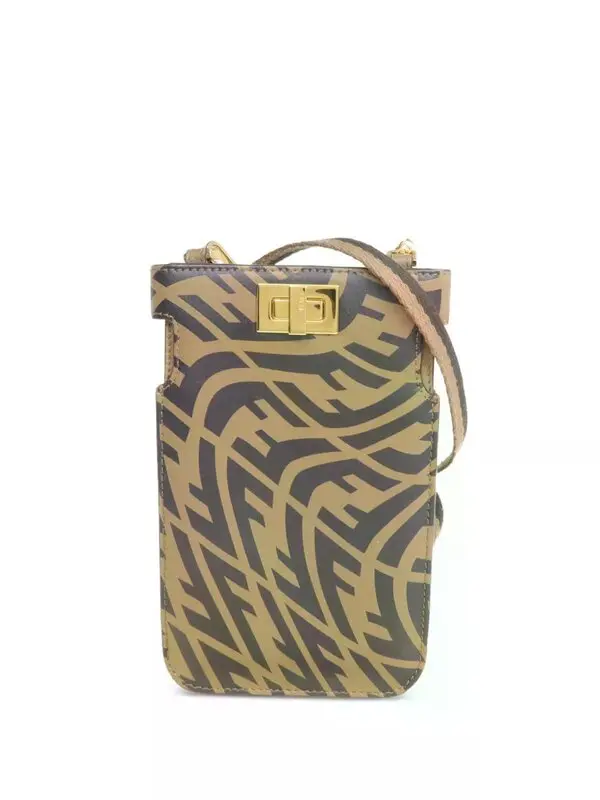 Fendi Vertigo Peek-a-phone Crossbody Bag - Neutrals