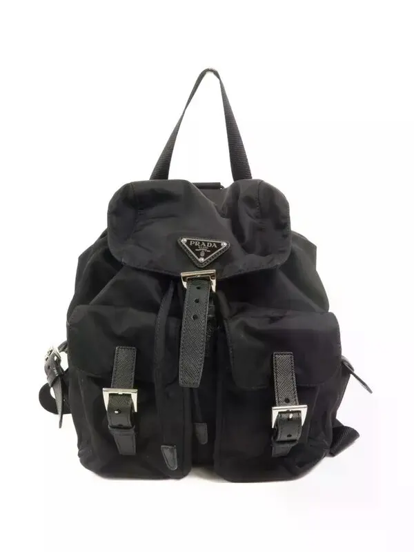 Prada Buckle-fastening Backpack - Black