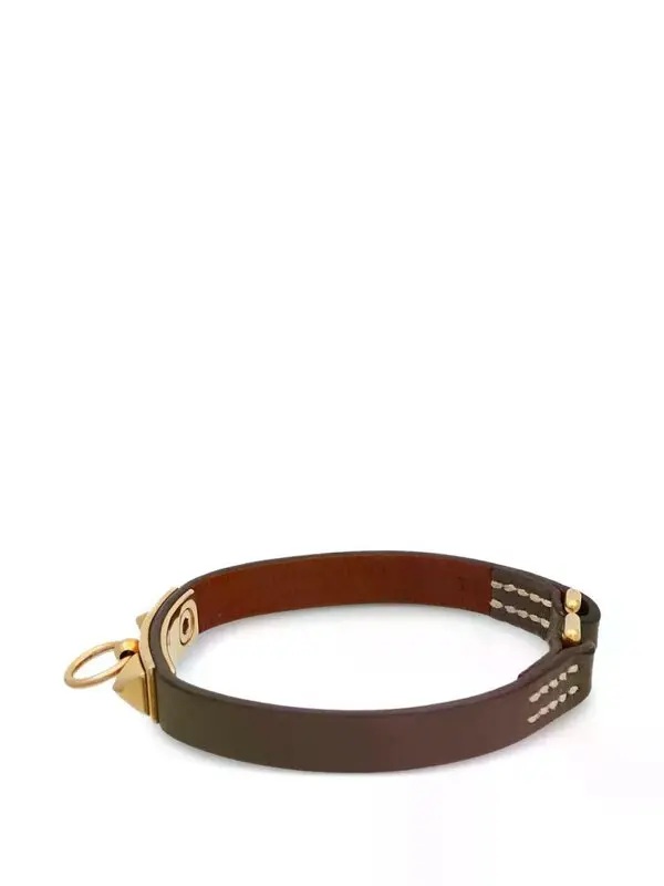 Hermès Rivale Leather Bracelet