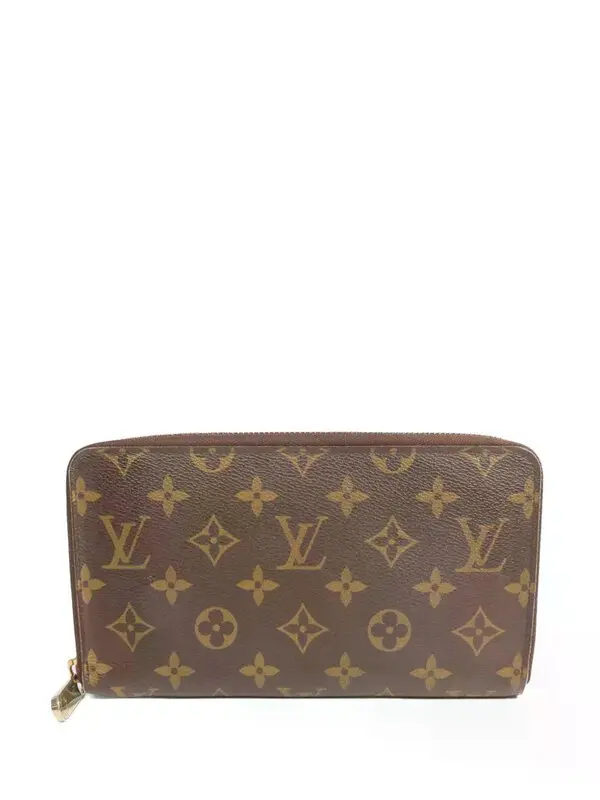 LOUIS VUITTON Monogram Zippy Organizer Wallet - Brown