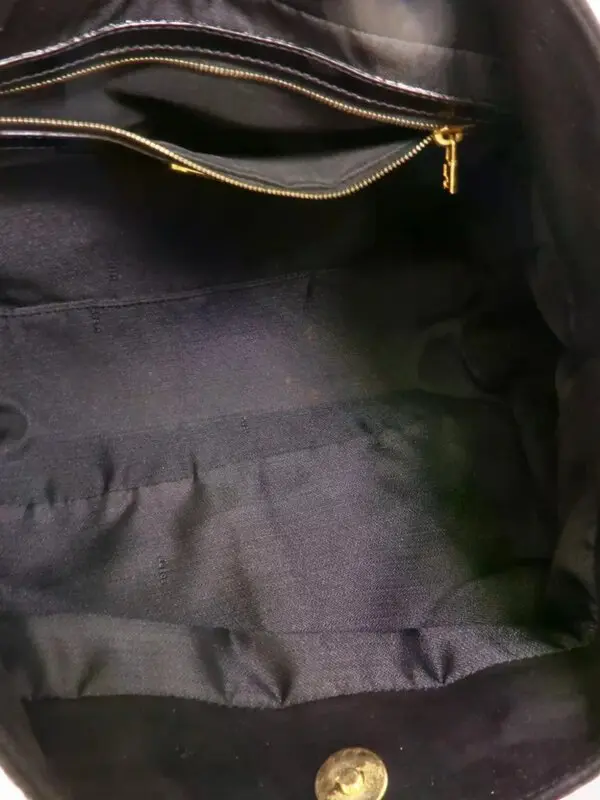 Fendi Ff Logo Suede Tote Bag