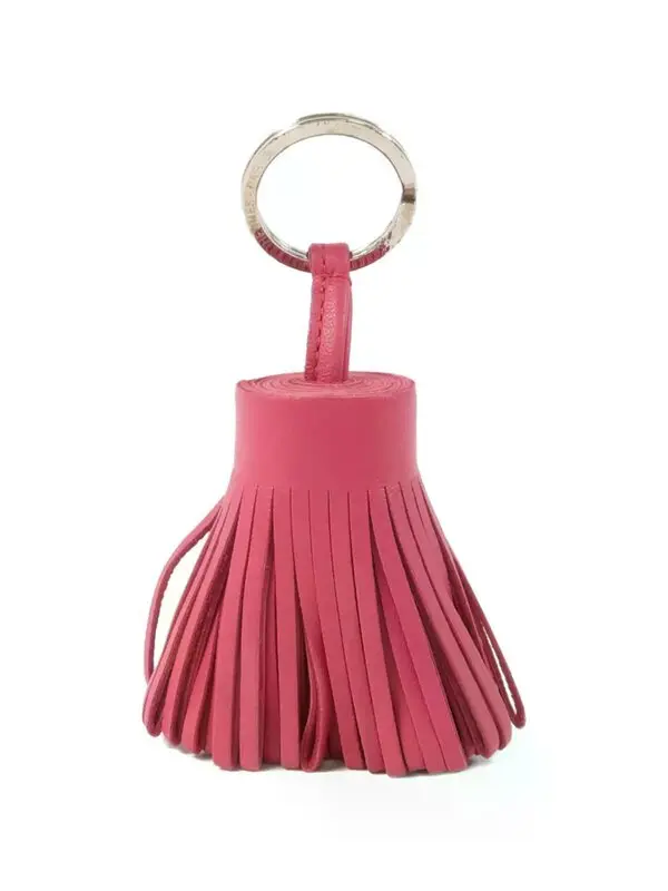 Hermès Carmen Fringed Leather Keychain